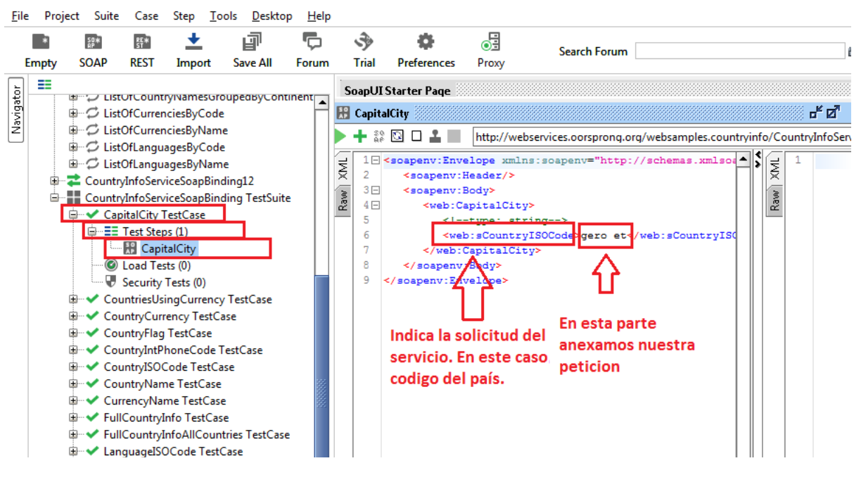 Desarrolla tu prueba automatizada de servicios web SOAP en SOAPUI