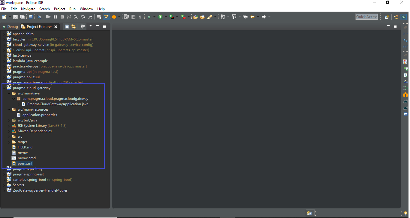 Cómo configurar un proyecto con Spring Cloud Gateway