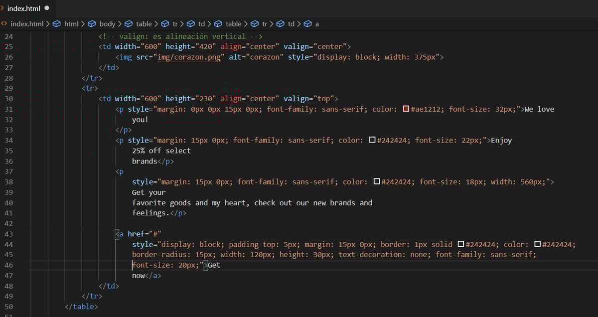 Cómo configurar un correo html para email marketing