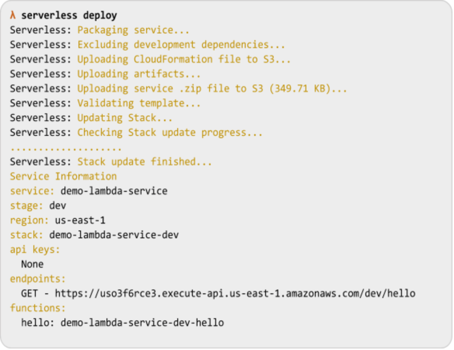 ¿Cómo crear una función lambda con serverless framework en Node.js?