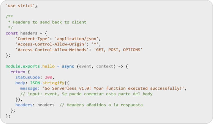 ¿Cómo crear una función lambda con serverless framework en Node.js?
